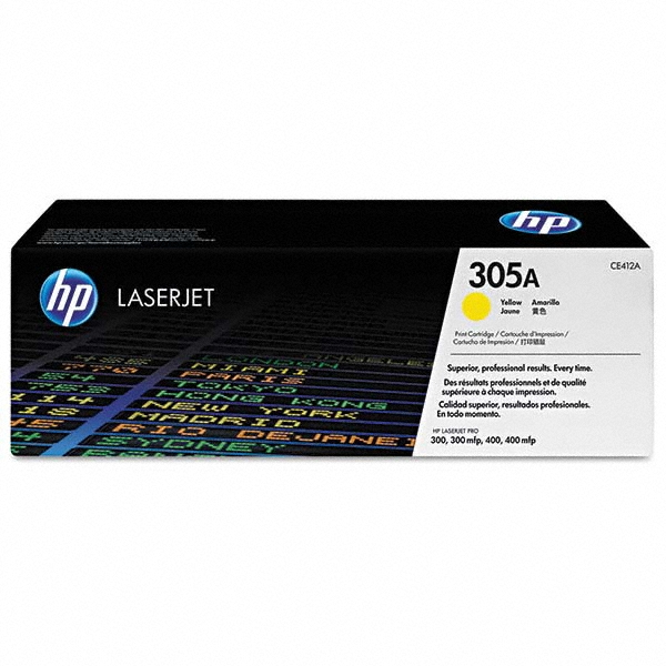 Hewlett-Packard - Yellow Toner Cartridge - 33390303 - MSC Industrial Supply