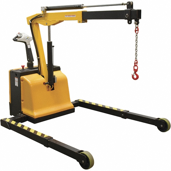 Vestil - 2,500 Lb Steel Electric Floor Crane | MSC Direct