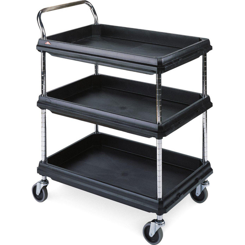 Metro - Utility Utility Cart: 33-3/4" Long, 21-1/2" Wide, Polymer ...