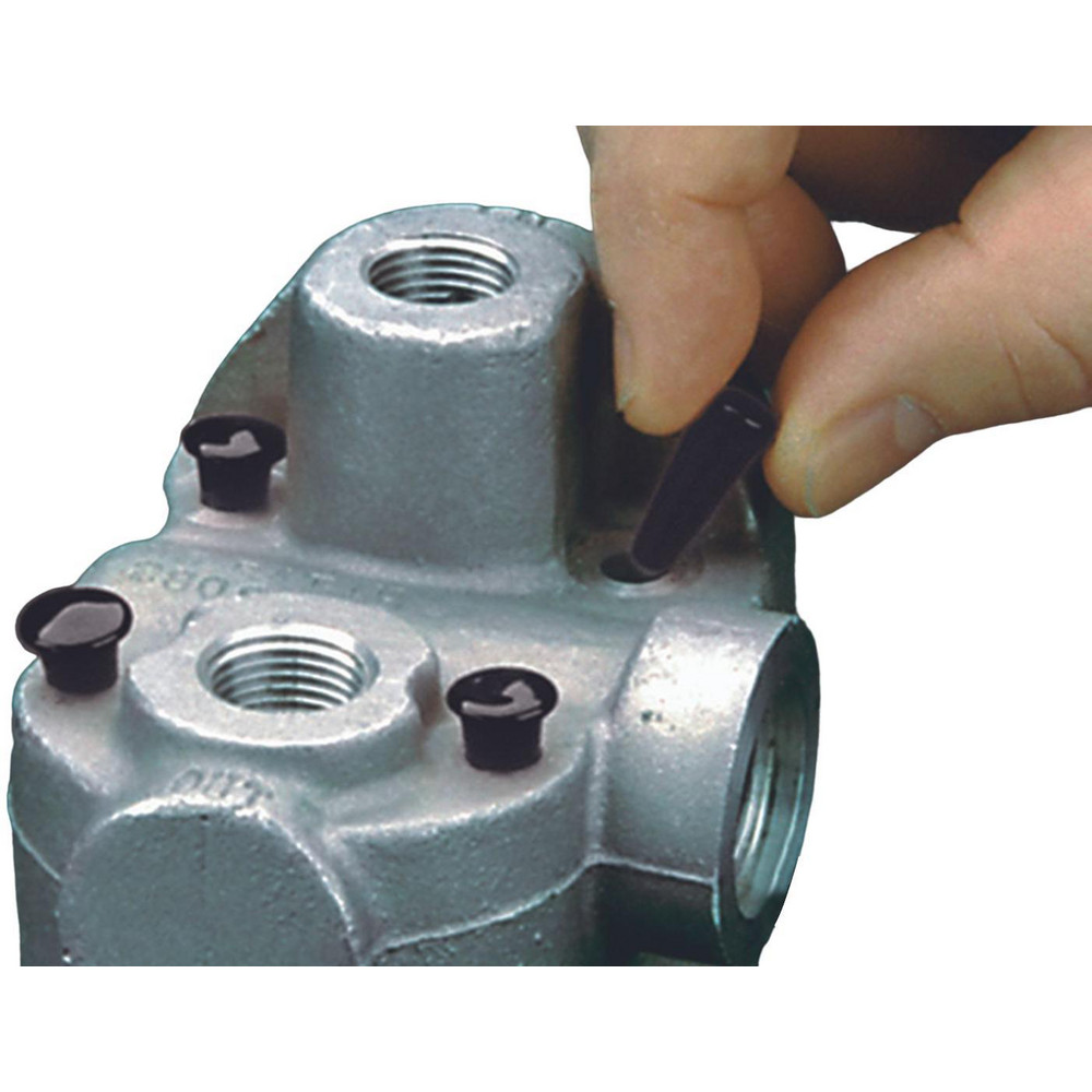 Caplugs - Plug: Flexible Push-In, Round & Tapered Head | MSC Direct