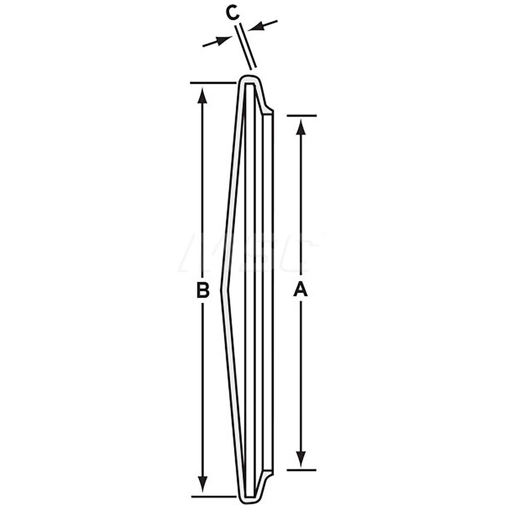 Caplugs - 40 Qty 1 Pack Flexible, Round Head Flange Cap - 33453325 ...