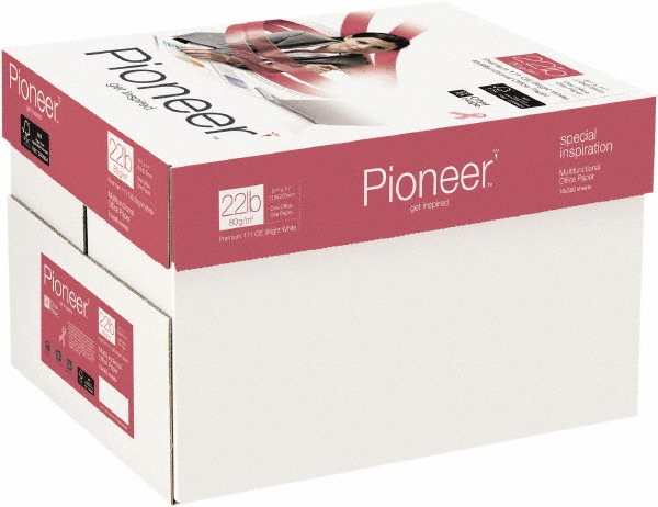 Pioneer - Office Machine Supplies: Copy Paper, White, 1 per Pack | MSC ...