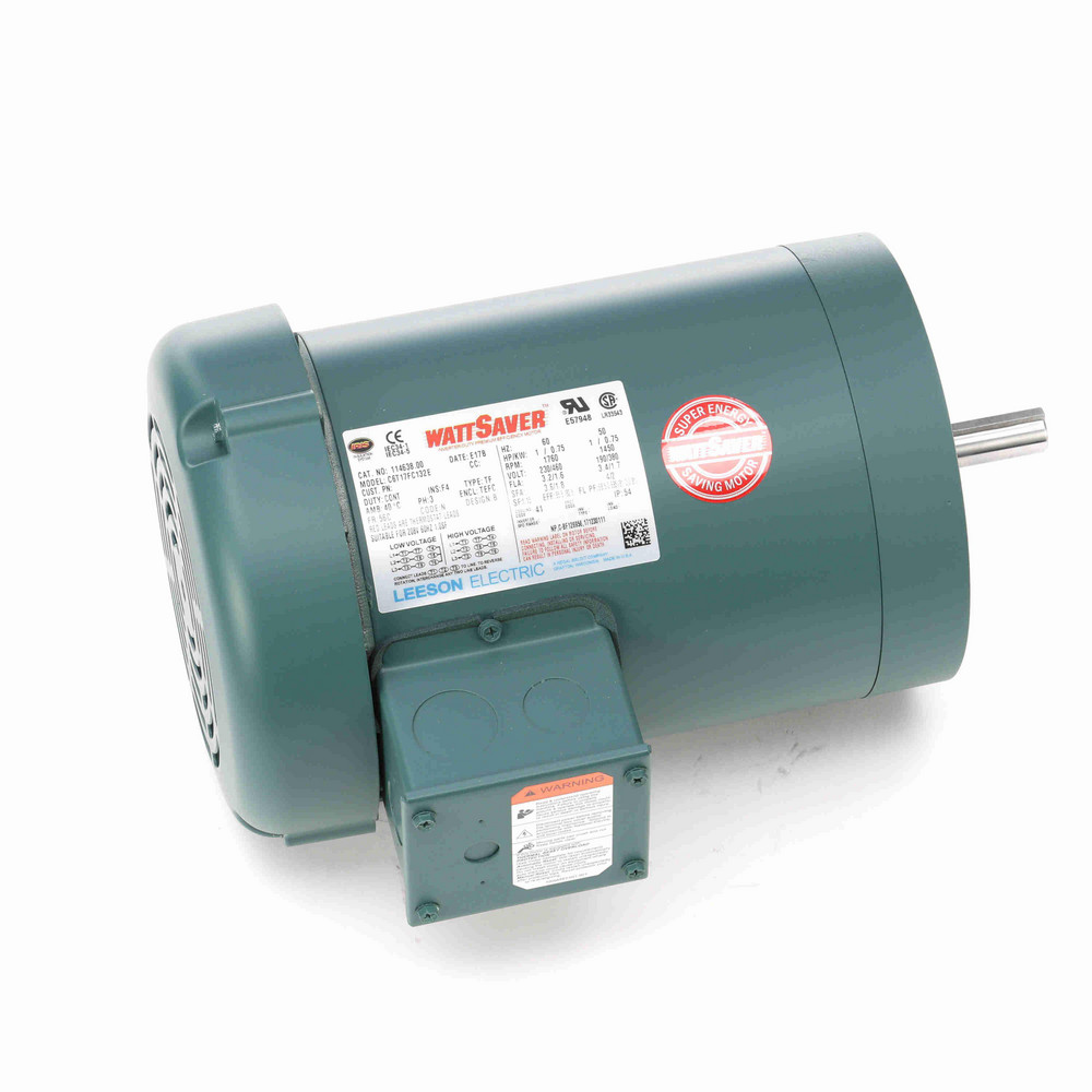Leeson - Premium Efficient AC Motor: TEFC Enclosure | MSC Direct