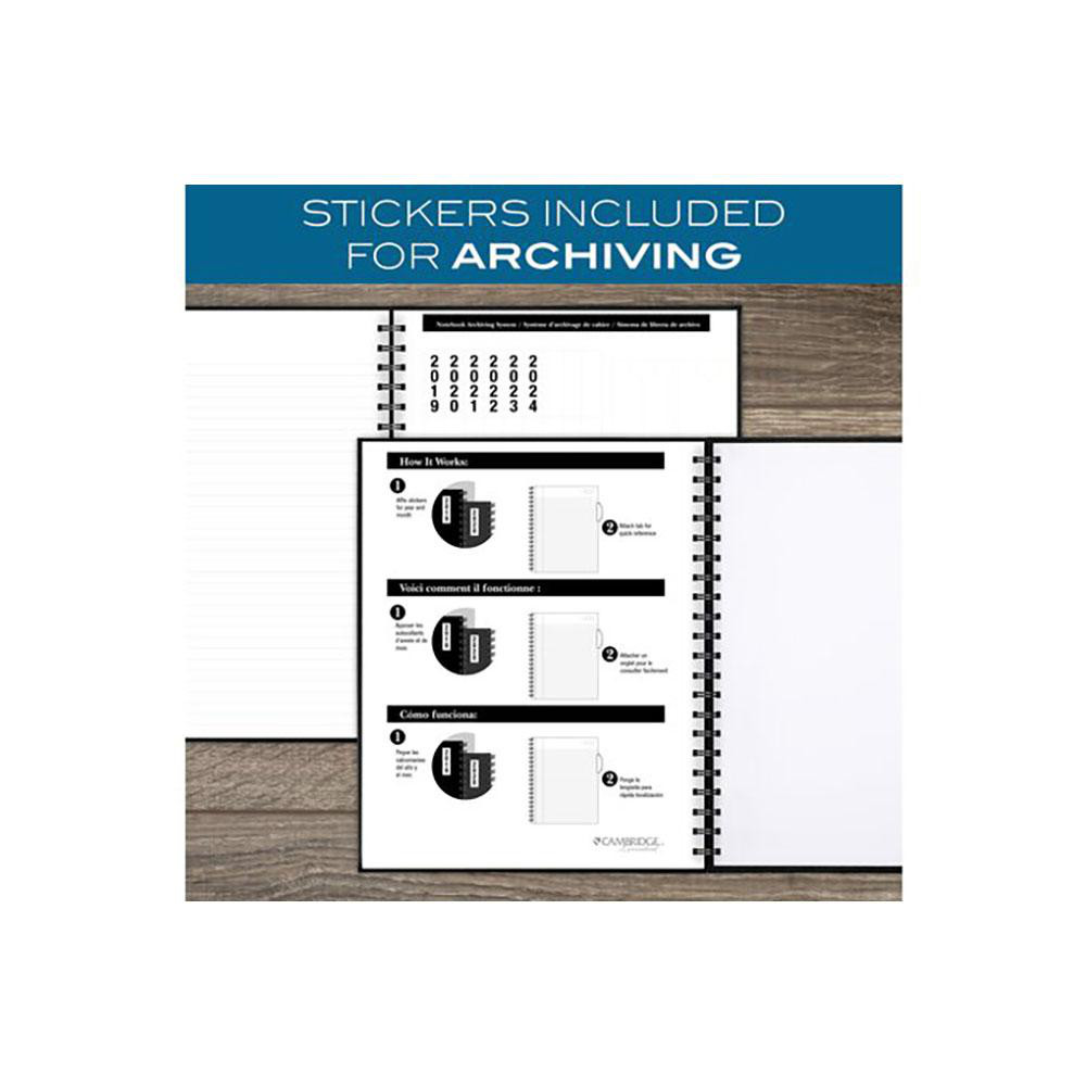 Cambridge Limited - Business Notebook: 96 Sheets, Legal Ruled, White ...