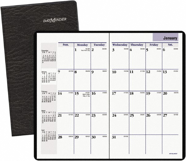 DayMinder - Monthly Planner: 24 Sheets, 8-1/8 x 10-7/8" Sheet, Planner ...