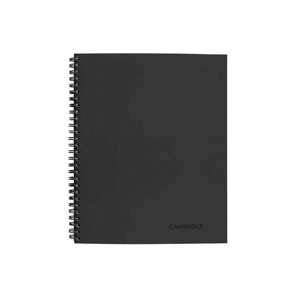 Cambridge - 8-1/2X11" 80SHT BLK GIUDED BUSINESS NOTEBOOK | MSC Direct