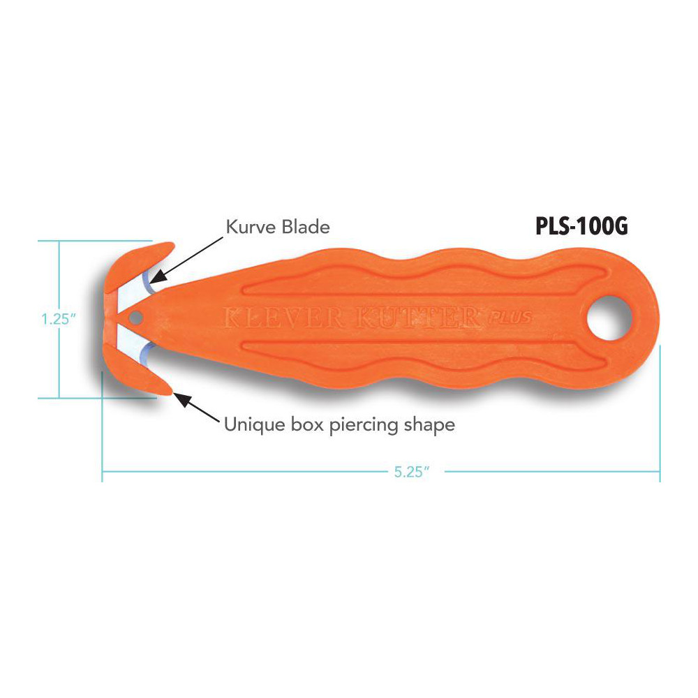 Klever Innovations - Utility Knife: Recessed & Hook Blade | MSC Direct