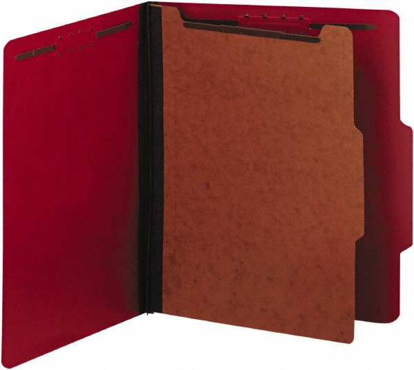 UNIVERSAL - Classification Folder: Letter, Ruby Red, 10/Pack | MSC Direct