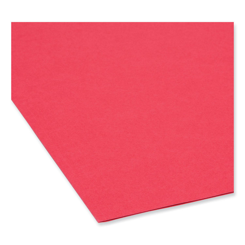 SMEAD - File Folders with Top Tab: Letter, Red, 100/Pack | MSC Direct