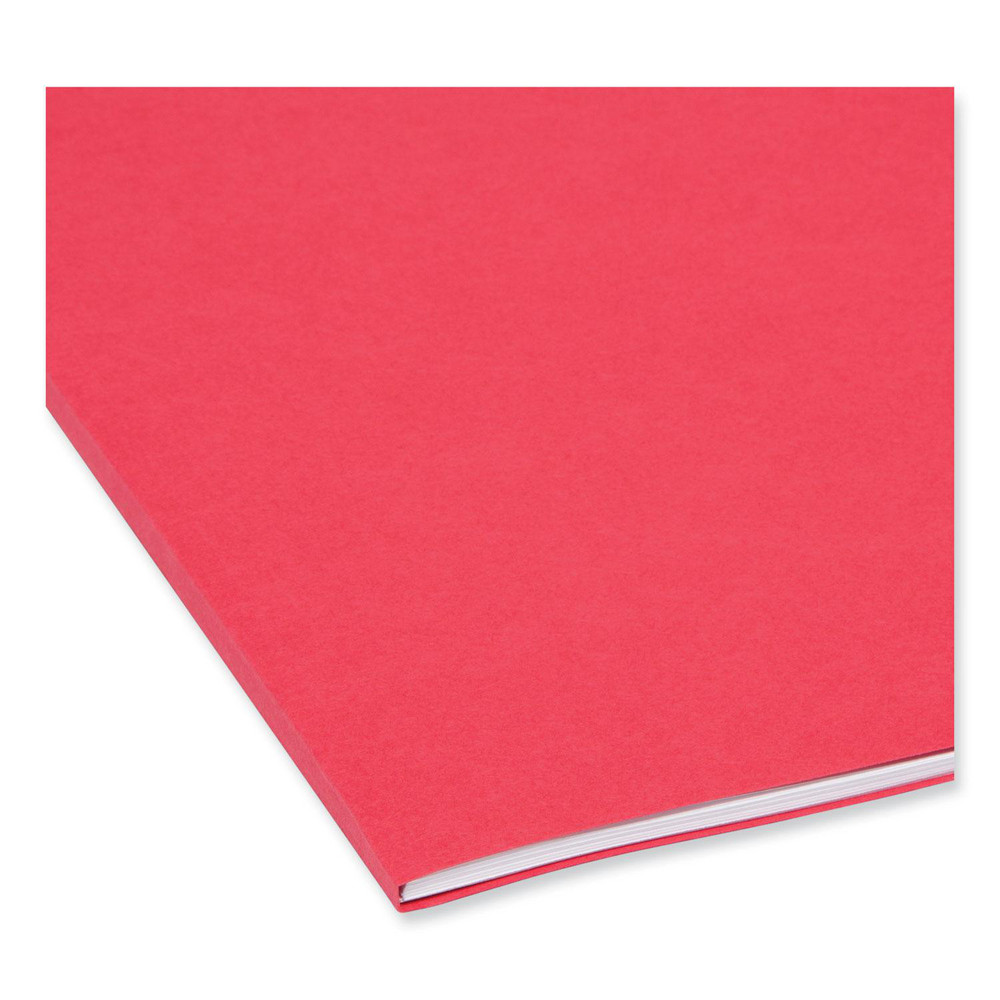 SMEAD - File Folders with Top Tab: Letter, Red, 100/Pack | MSC Direct