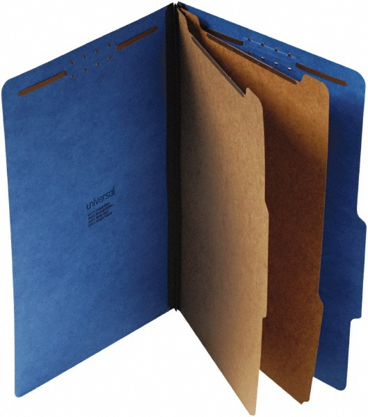 UNIVERSAL - Classification Folder: Legal, Cobalt Blue, 10/Pack | MSC Direct