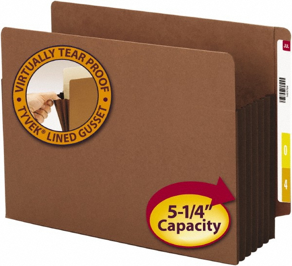 SMEAD - Expansion Folder: Letter, Dark Brown, 10/Pack | MSC Direct