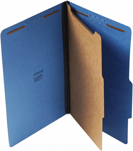 UNIVERSAL - Classification Folder: Legal, Cobalt Blue, 10/Pack | MSC Direct