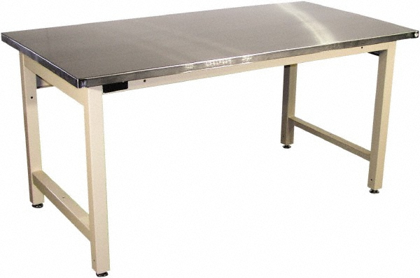 Proline - Heavy-Duty Work Bench with Drawer: 72" Wide, 36" Deep, 30 to ...