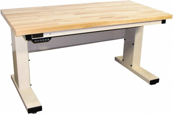 Proline - Electric Work Bench: 60" Wide, 30" Deep, 30-1/2 to 42-1/2 ...