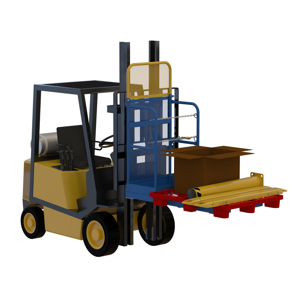 Vestil - Forklift Platform: 4000 lb Capacity, 7-1/2 x 2-1/2" Fork ...