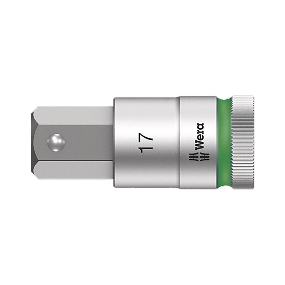 Wera - Hex Bit Socket Set: 3/8" Drive, 7 Pc, 1/8 to 3/8" Hex | MSC Direct