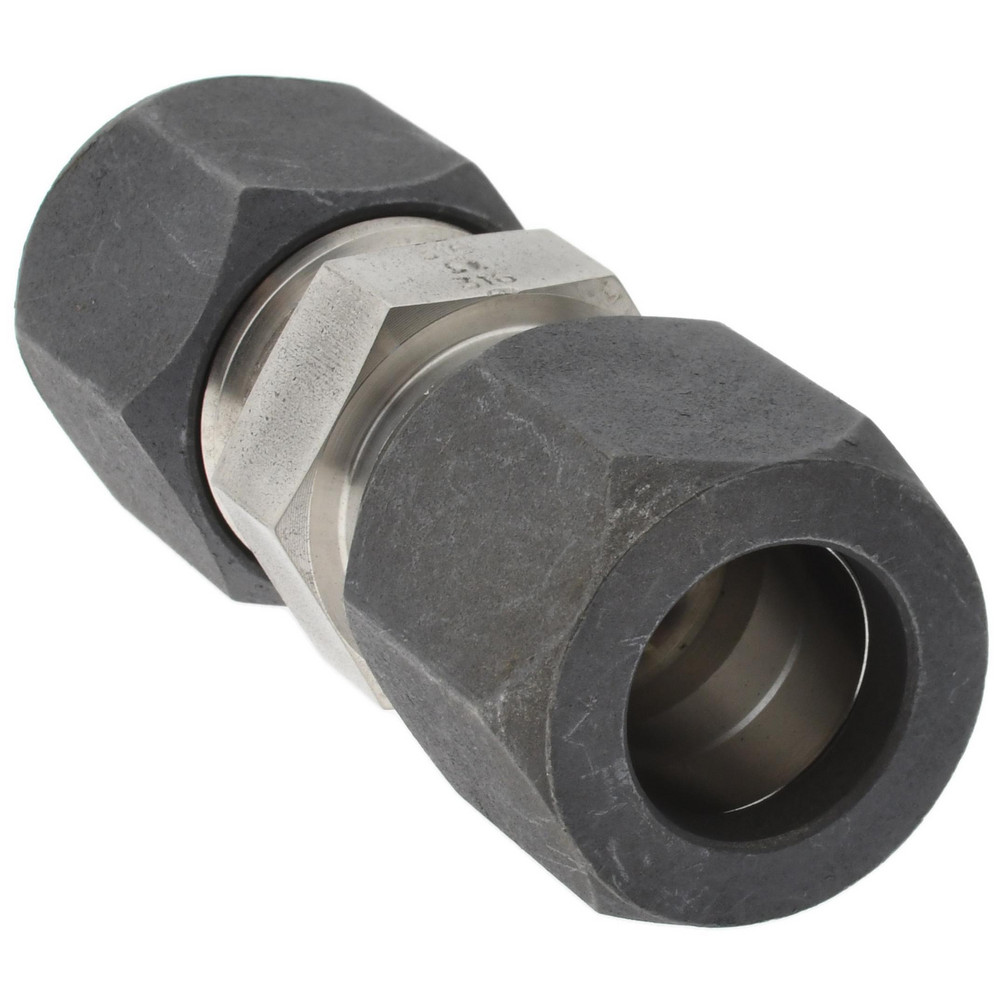 Made in USA - Compression Tube Union: 5/8" Tube OD, Compression x ...