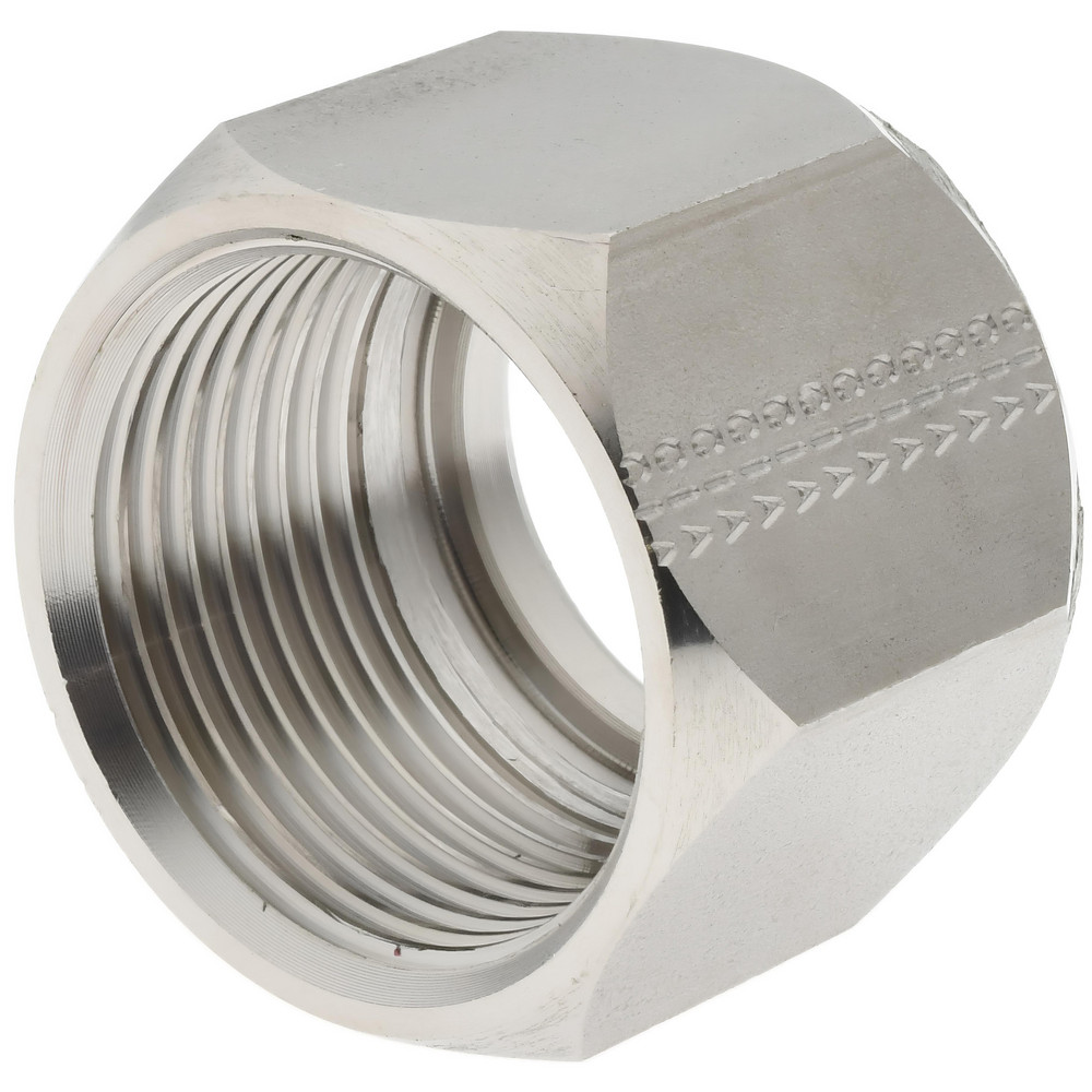 Made in USA - Stainless Steel Flared Tube Nut: 1" OD, 1-5/16-12 Thread ...