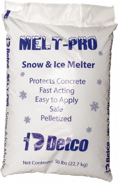 Detco - Melt-Pro, 50 lb Bag, Granular Ice Melt | MSC Direct