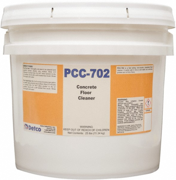 Detco - Pcc-702, 15 lb Pail, Powdered Concrete Cleaner | MSC Direct