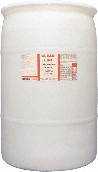 Detco - Clean Line, 30 Gal Drum, Alkaline Drain Opener | MSC Direct
