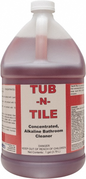 Detco - Tub-N-Tile, 1 Gal, Alkaline Bath Fixture Cleaner | MSC Direct