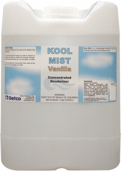 Detco - Kool Mist - Vanilla, 5 Gal Cube, Concentrated Deodorizer | MSC ...
