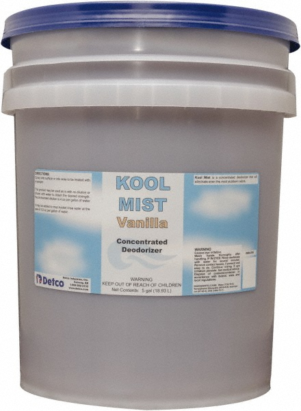 Detco - Kool Mist - Vanilla, 5 Gal Pail, Concentrated Deodorizer | MSC ...