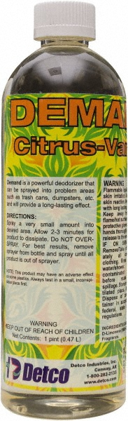 Detco - Demand, 16oz Bottle w/ Sprayer, Deodorizer, Citrus Vanilla ...