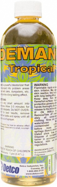 Detco - Demand, 16oz Bottle w/ Sprayer, Deodorizer, Tropical Scent ...