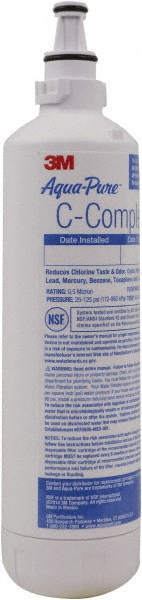 3M Aqua-Pure - 2-3/8" OD, 2-3/4" Cartridge Length, 0.5 Micron Rating ...