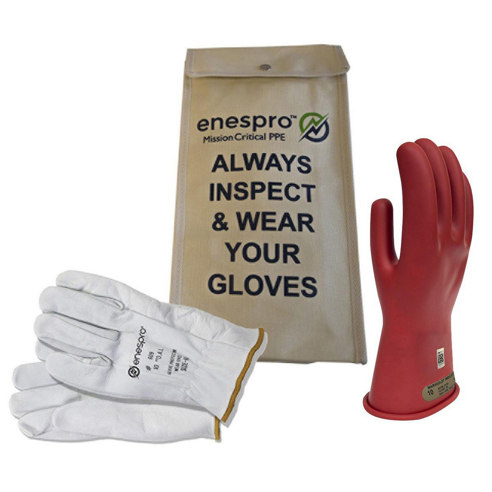 National Safety Apparel - Rubber & Cowhide Leather Linesman Gloves ...