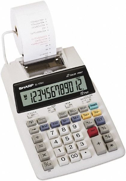 Sharp - LCD Printing Calculator | MSC Direct
