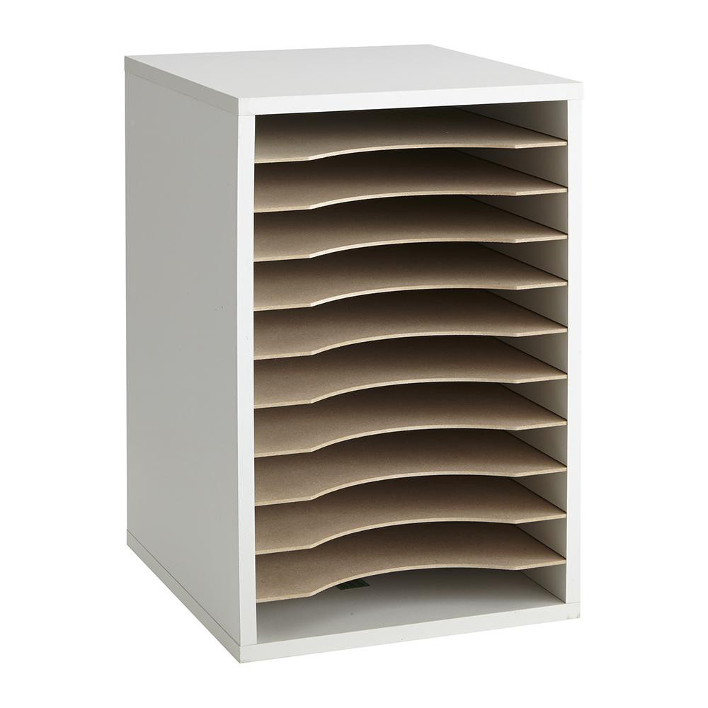 Safco - Gray Vertical Desktop Sorter | MSC Direct