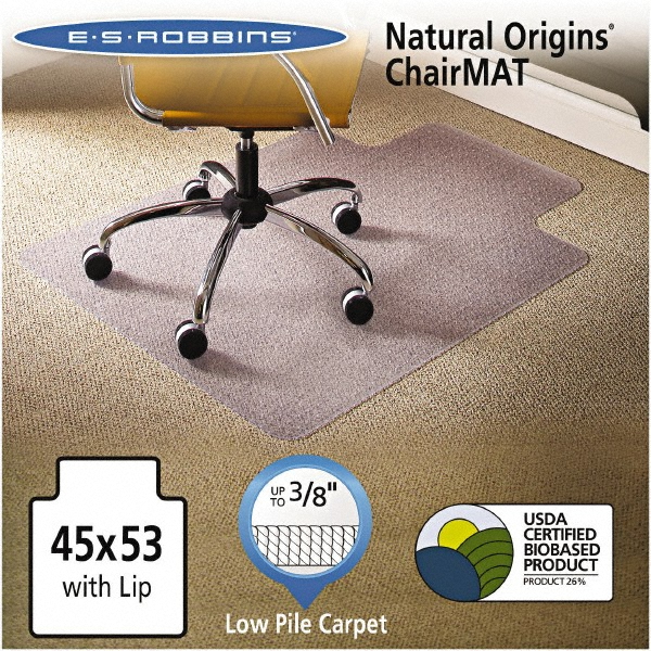 ES Robbins - 53" Long x 45" Wide, Chair Mat | MSC Direct