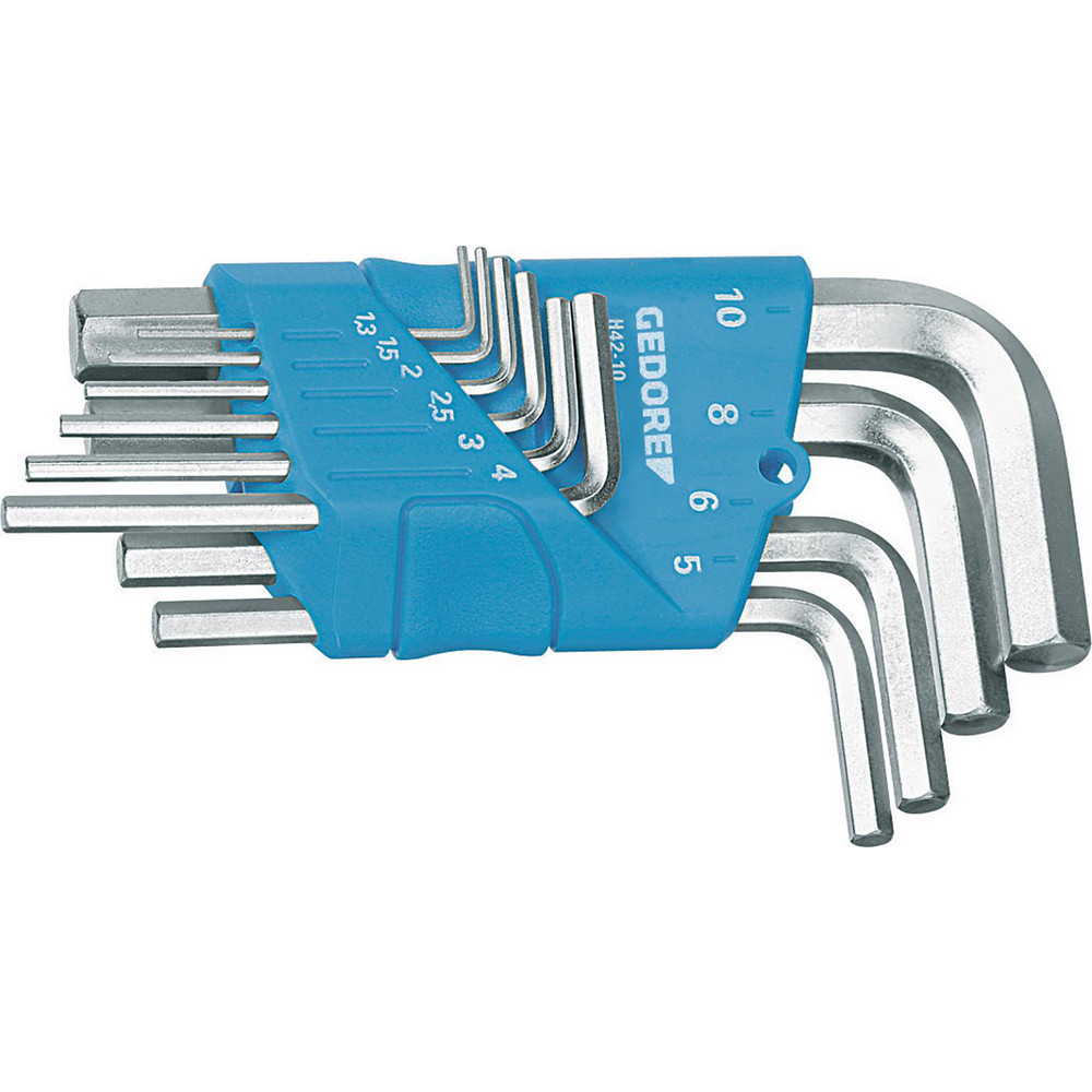 Gedore - Hex Key Sets; Ball End: No ; Handle Type: L-Handle ; Material ...