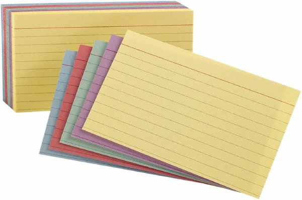 OXFORD - Pack of (100), Index Cards | MSC Direct
