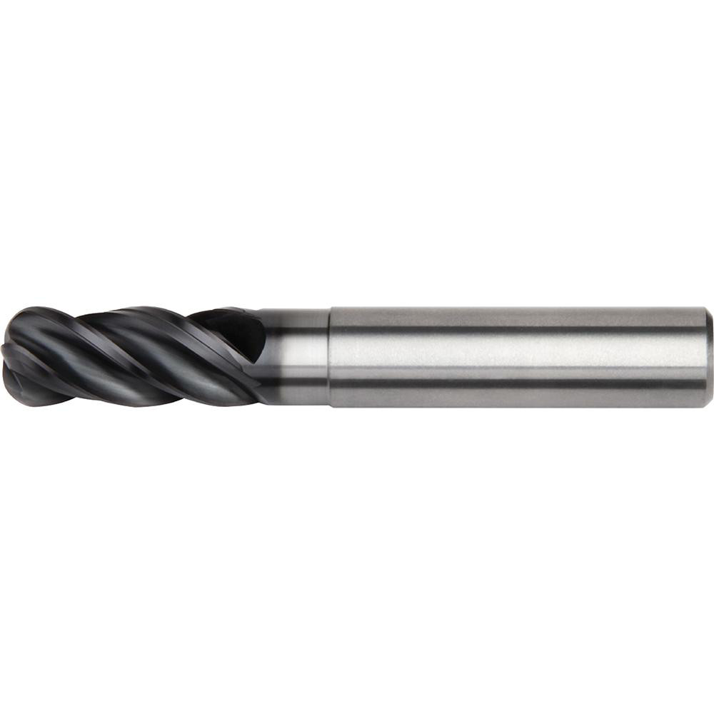 Widia - Corner Radius End Mill: 6 mm Dia, 13.00 mm LOC, 1.00 mm Radius ...