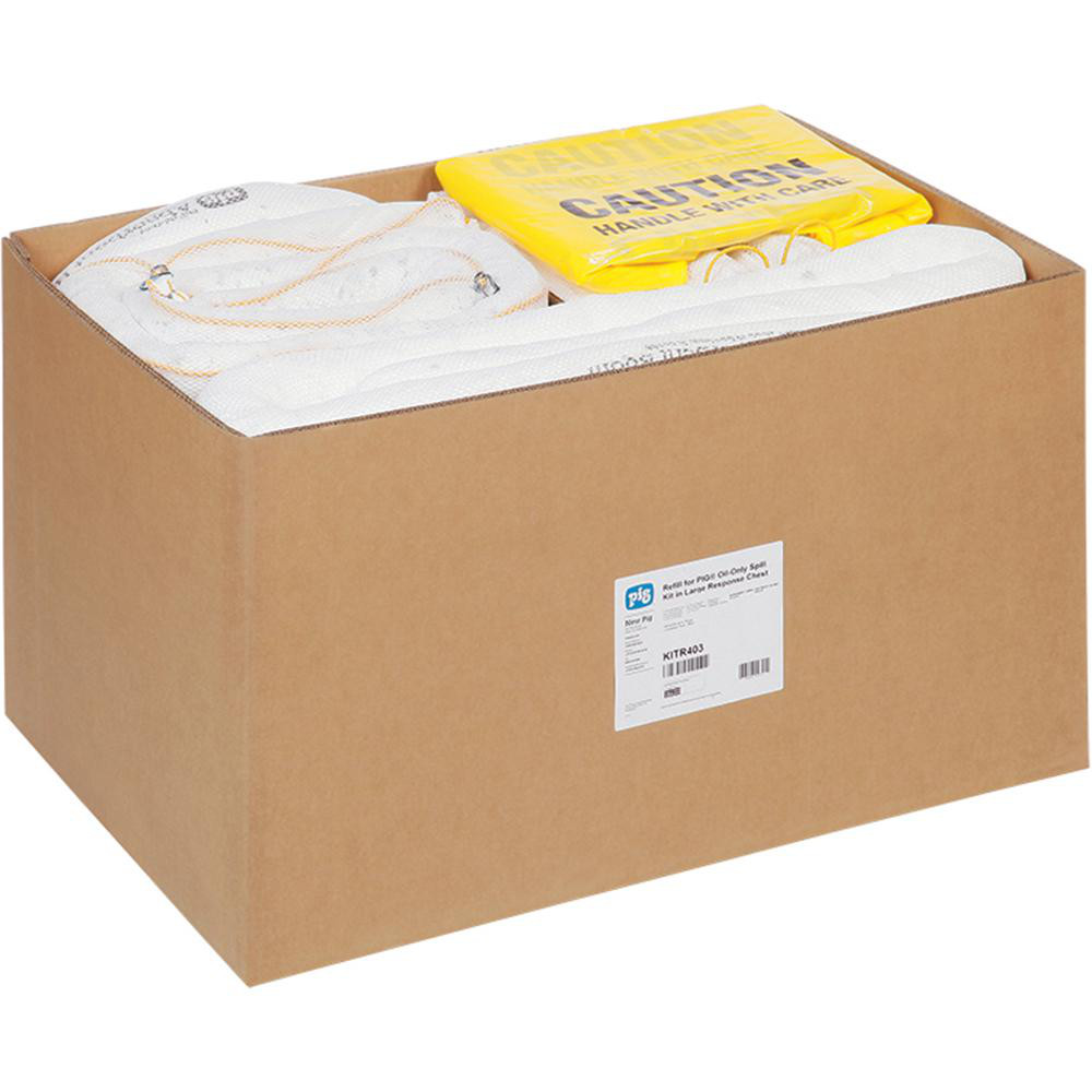 New Pig - Spill Kits; Kit Type: Oil Based Liquids Spill Kit; Container ...