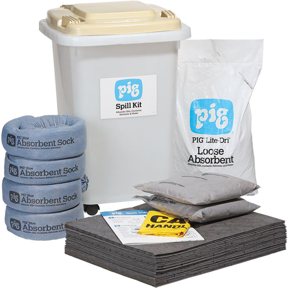New Pig - Spill Kits; Kit Type: Oil Based Liquids Spill Kit; Container ...