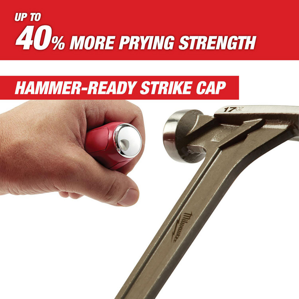 Milwaukee Tool - Prybars: Prybar Type: Wrecking; End Angle: Gooseneck ...