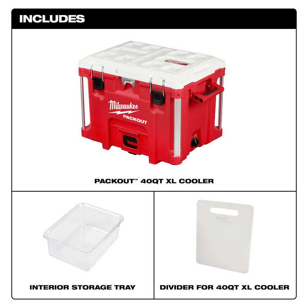 Milwaukee Tool - Portable Coolers: Portable Cooler Type: Ice Chest ...