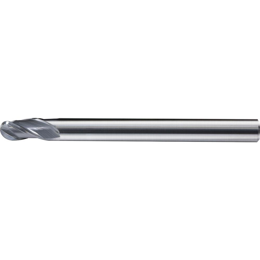 US Union Tool - Ball End Mill: 8.00 mm Dia, 12.00 mm LOC, 3 Flute ...