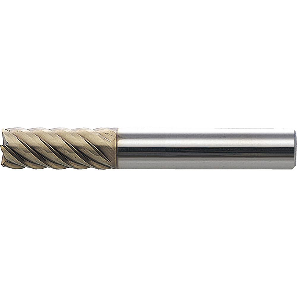 Union Tool - Square End Mill: 10 mm Dia, 6 Flutes, 22 mm LOC, Solid ...