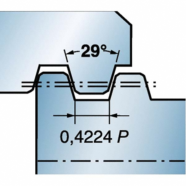 Sandvik Coromant - MB07TH100SA10R 1025 Carbide Threading Insert ...