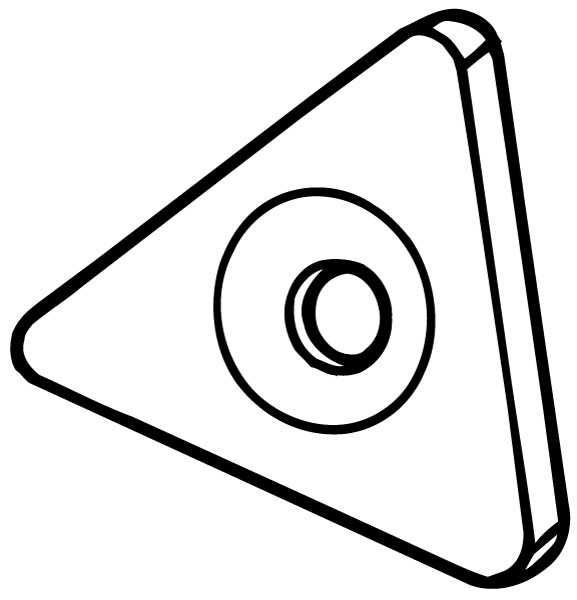 Sandvik Coromant - Shim for Indexables: | MSC Direct