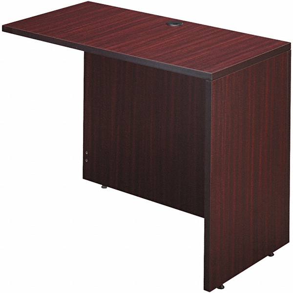ALERA - Desk: Woodgrain Laminate, Mahogany | MSC Direct