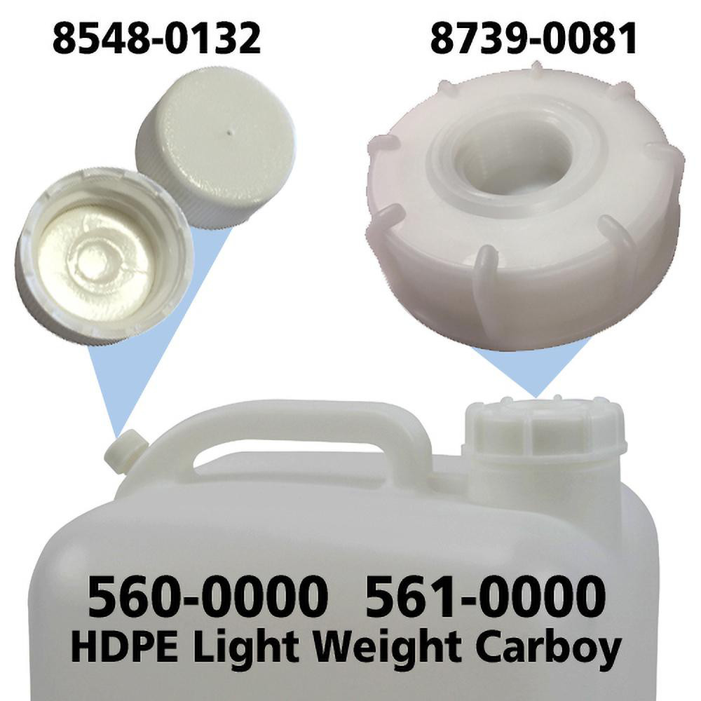 Dynalon Labware - Polyethylene Carboy: 9.8" Width/Dia | MSC Direct