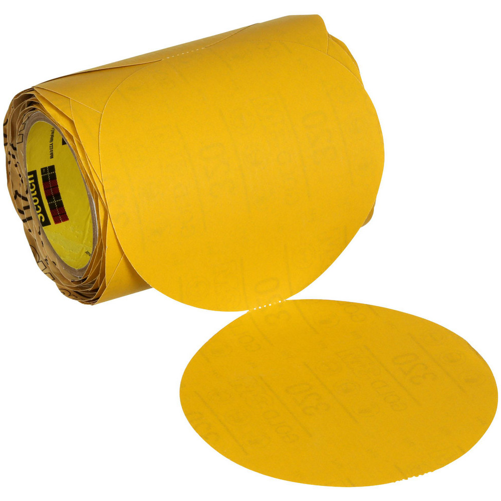3M - 8" Dia PSA Disc Roll: 320 Grit, Aluminum Oxide Blend | MSC Direct